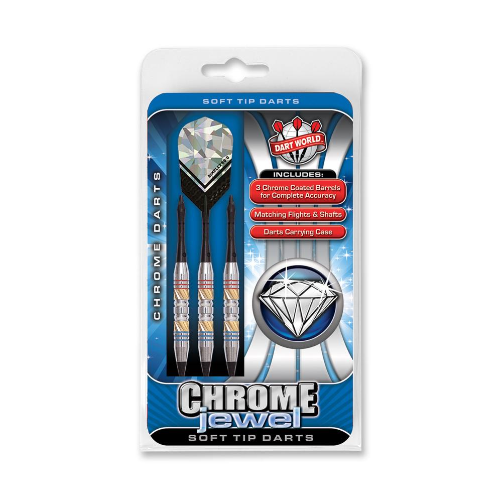 CHROME JEWEL #4 Soft Tip Dart Set